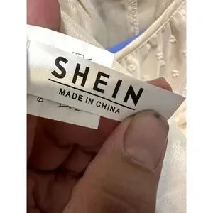 SHEIN | Tops | Shein Womans Swiss Dot Top Size 2x Sheer Overlay ...